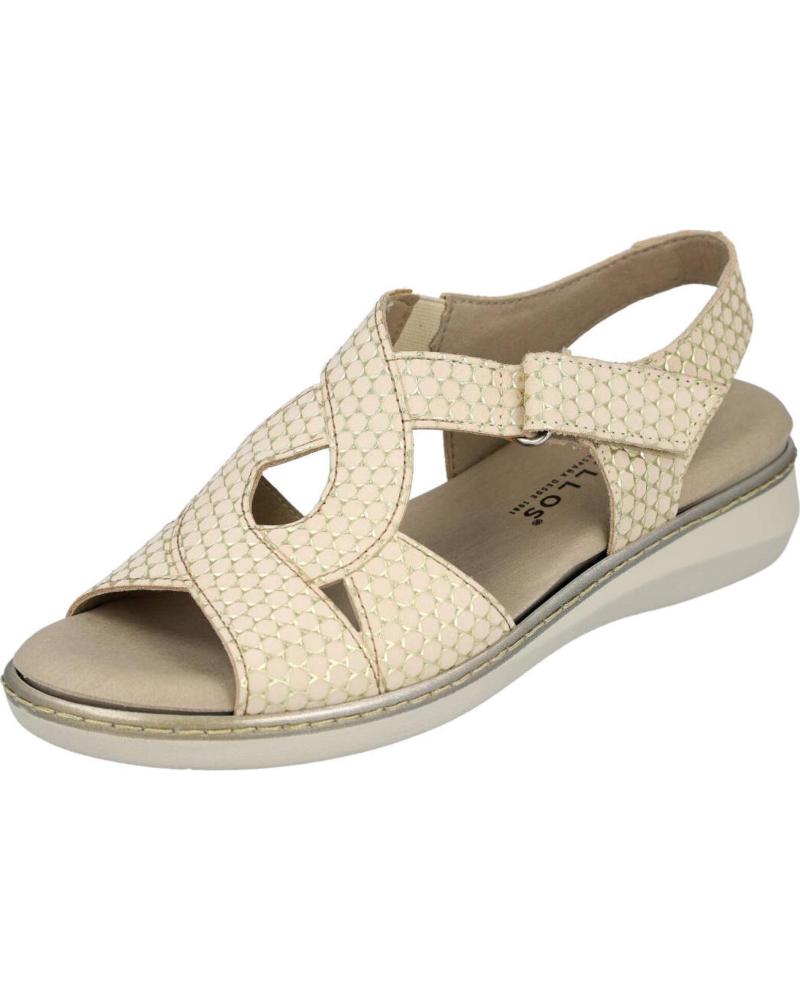 Sandalias De Mujer PITILLOS 5001 SANDALIAS PLANAS MUJER ORO