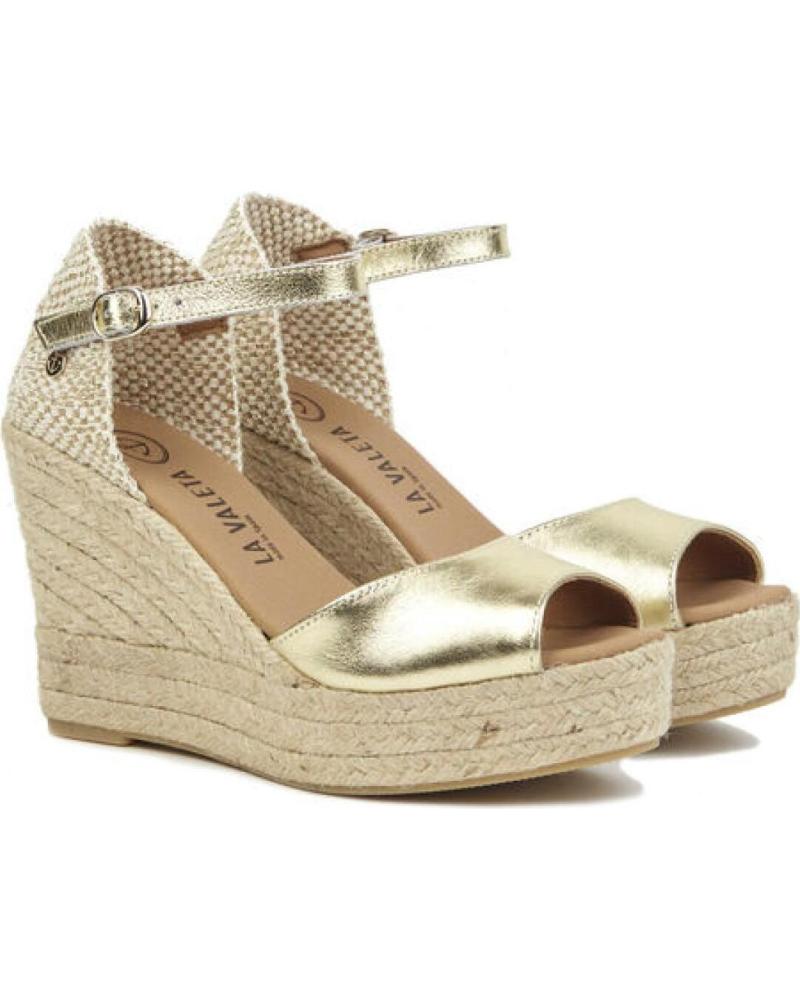 Sandalias-De-Mujer-LA-VALETA-CHARLENE-PEEP-TOE-ORO