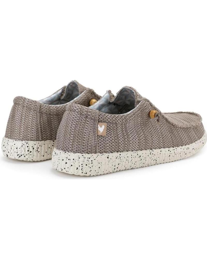 Zapatos De Hombre WALK IN PITAS ZAPATILLAS PITAS WP150-WALLABI KNITED BEIGE