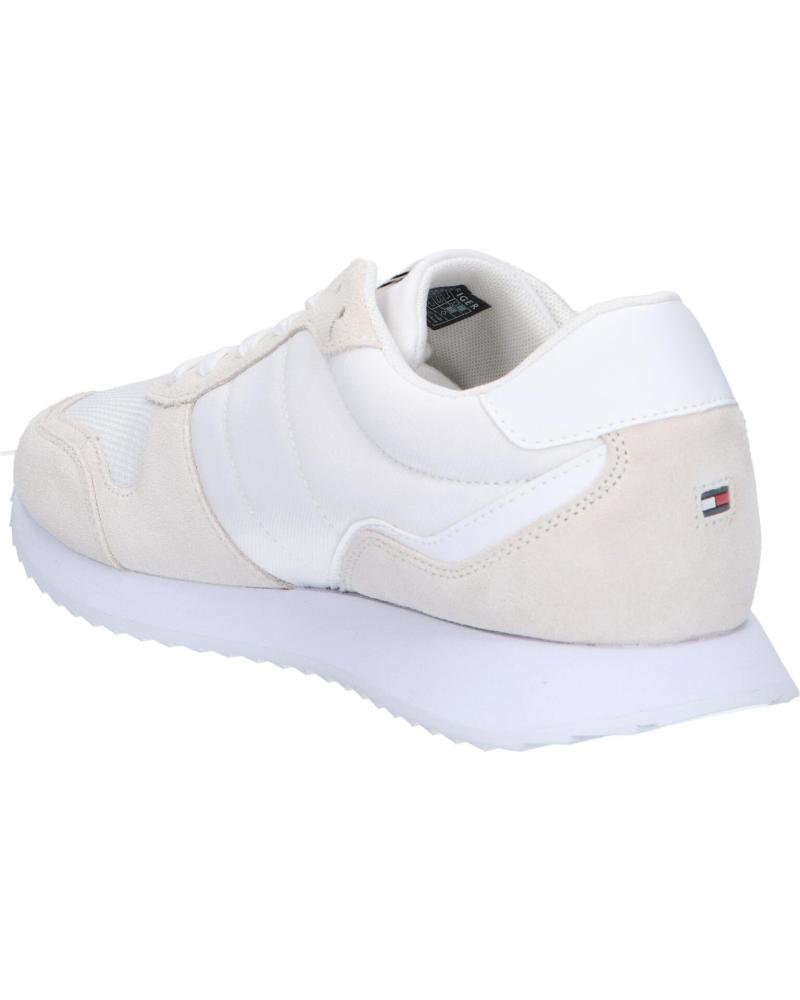 Sports-Shoes-De-Hombre-TOMMY-HILFIGER-FM0FM04886-RUNNER-EVO-MIX-ESS-YBS-WHITE