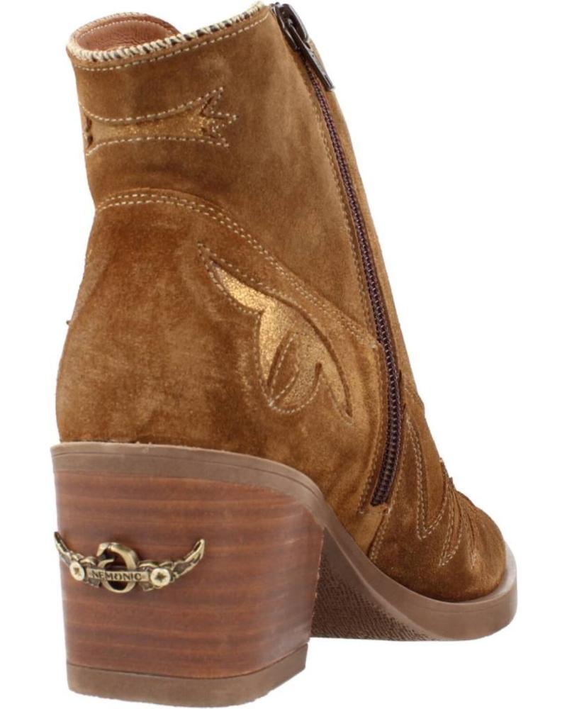Botines-De-Mujer-NEMONIC-2353N-MARRON