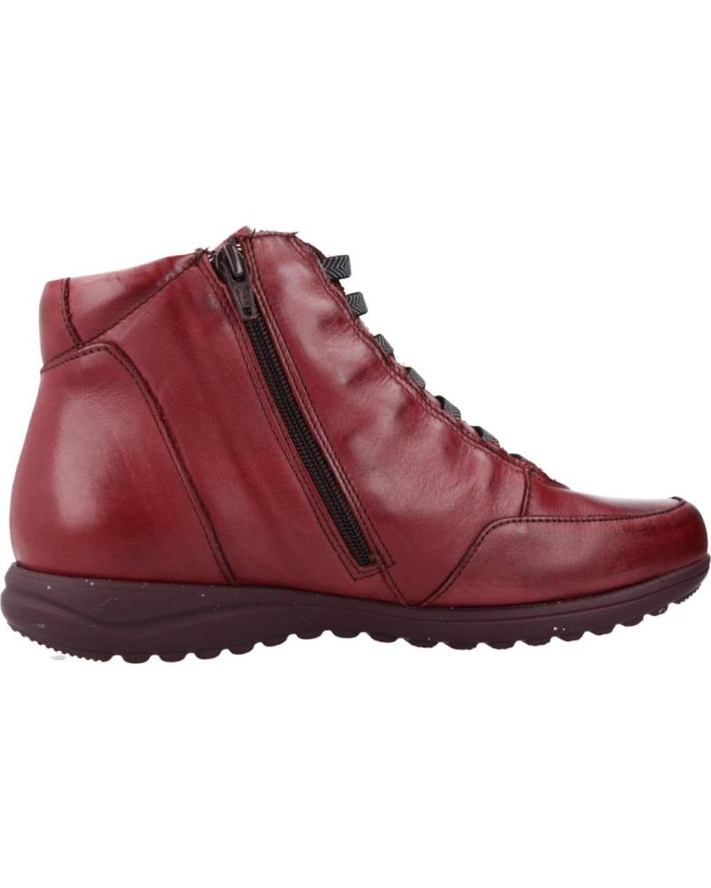 Botines-De-Mujer-PITILLOS-BOTINES-PLANOS-2711-BURDEOS-ROJO
