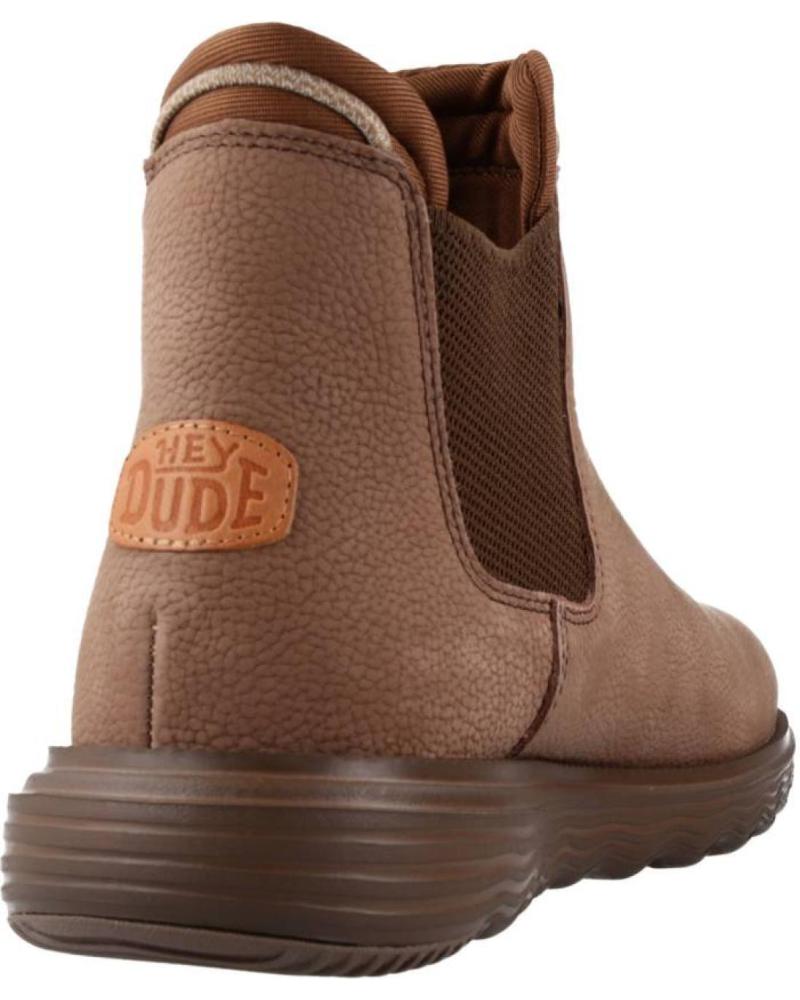 Botines-De-Hombre-HEY-DUDE-HD40187-255-BRANSON-BOOT-CRAFT-LEATHER-BROWN