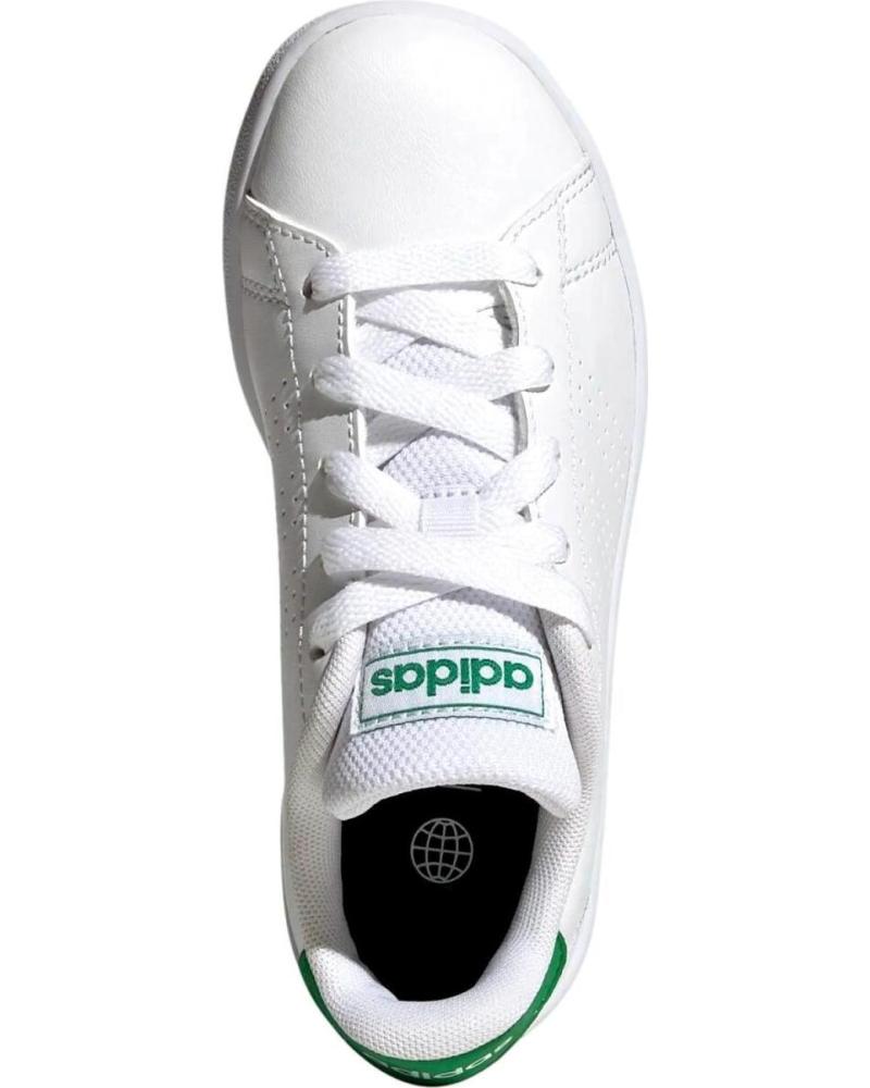 Deportivas De Mujer ADIDAS DEPORTIVOS ADVANTAGE -VERDE GY6995 BLANCO