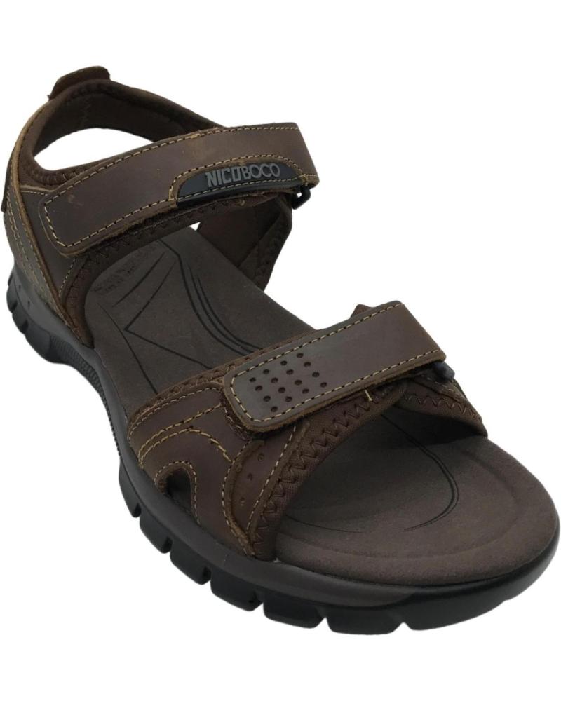 Sandals De Hombre NICOBOCO SANDALIA TREKKING HOMBRE ATHOR MARRON