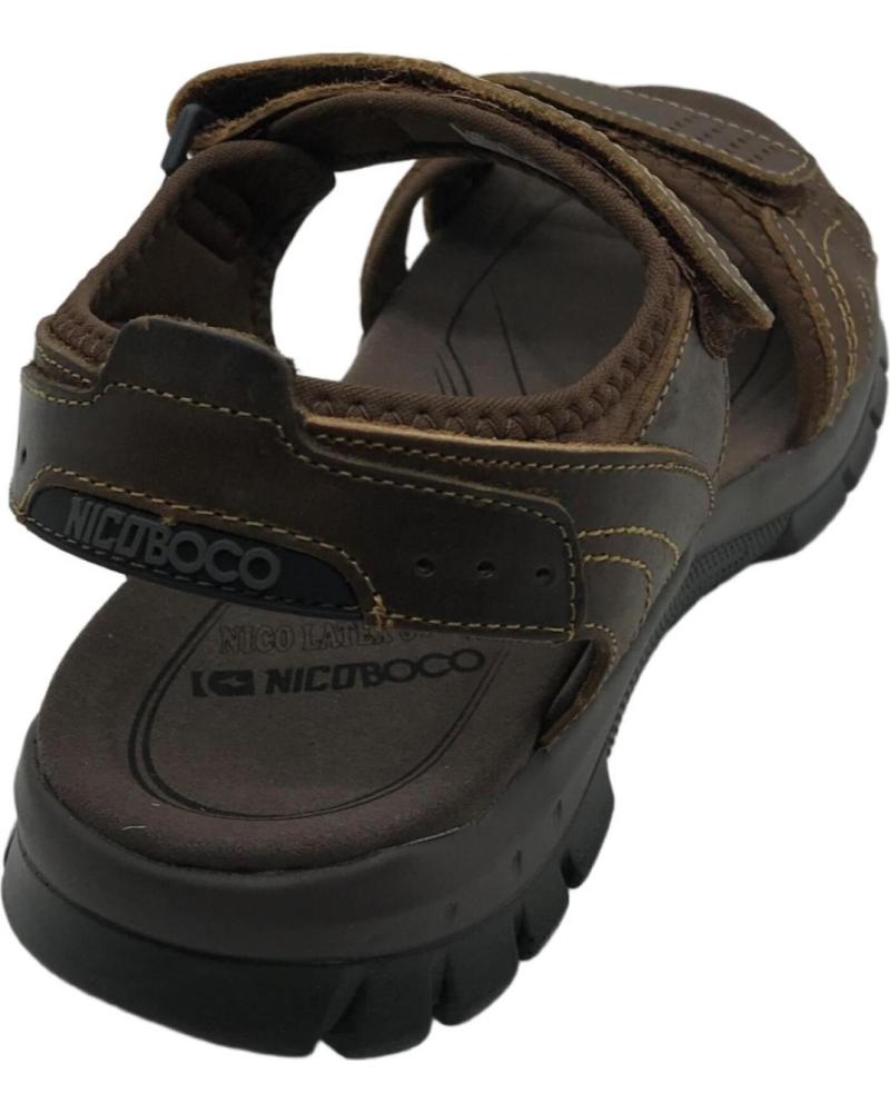 Sandals De Hombre NICOBOCO SANDALIA TREKKING HOMBRE ATHOR MARRON