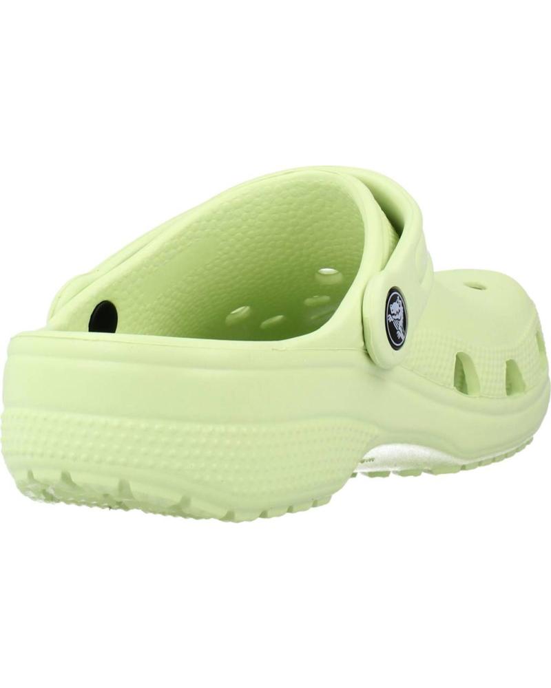Zuecos-De-Niña-CROCS-CHANCLAS-NINO-MODELO-CLASSIC-CLOG-K-COLOR-VERDE-CELERY