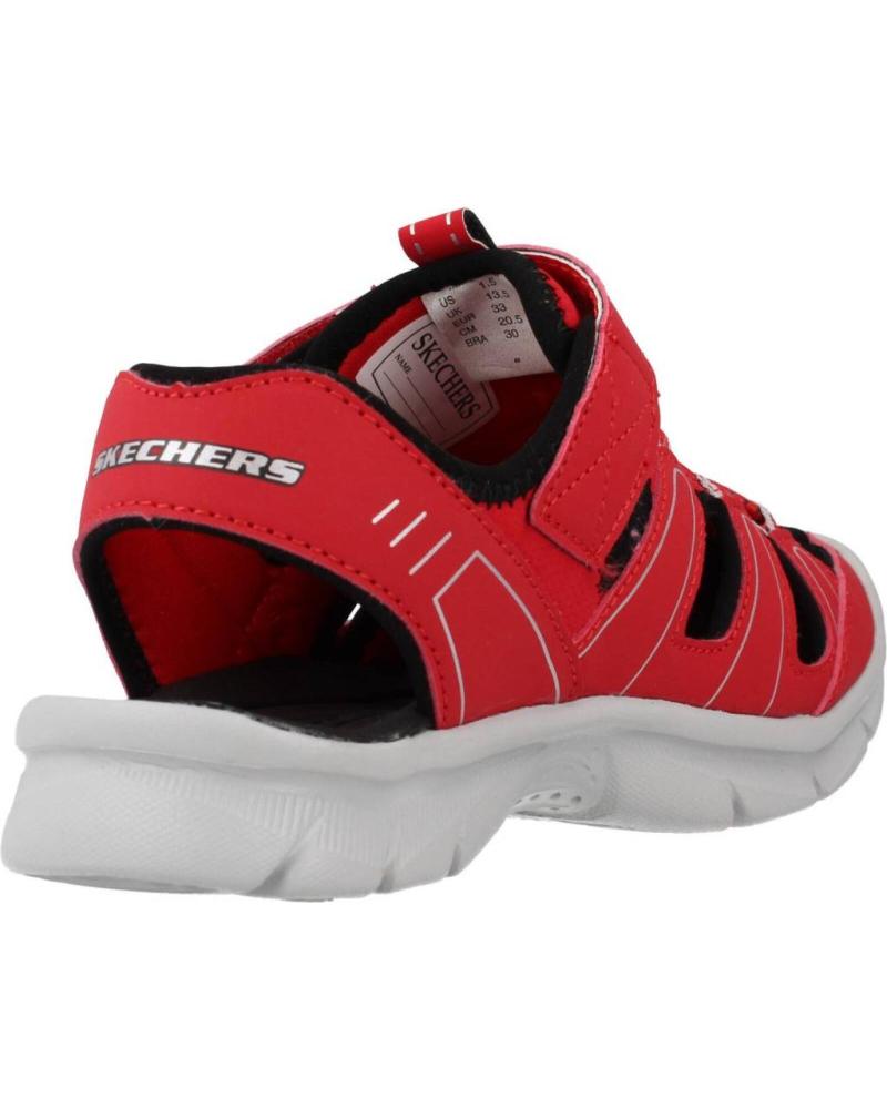 Sandalias-De-Niño-SKECHERS-SANDALIAS-NINO-MODELO-RELIX-COLOR-ROJO-RDBK