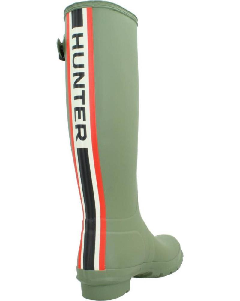Botas De Agua De Mujer HUNTER BOTAS ORIGINAL TALL LG BACKPRINT MUJER VERDE