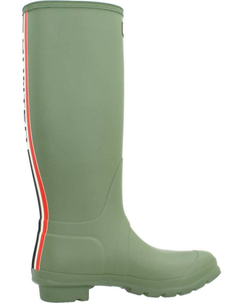 Botas De Agua De Mujer HUNTER BOTAS ORIGINAL TALL LG BACKPRINT MUJER VERDE