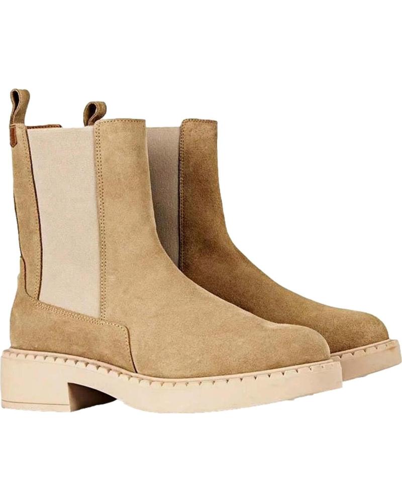 Botas De Mujer POPA BOTAS 036 IVETTE SERRAJE PARA MUJER EN COLOR BEIGE