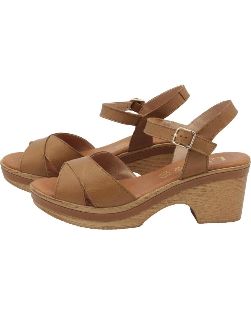 Sandali De Mujer LINCE SANDALIAS DE MUJER 22201 CERDENA EN CAMEL