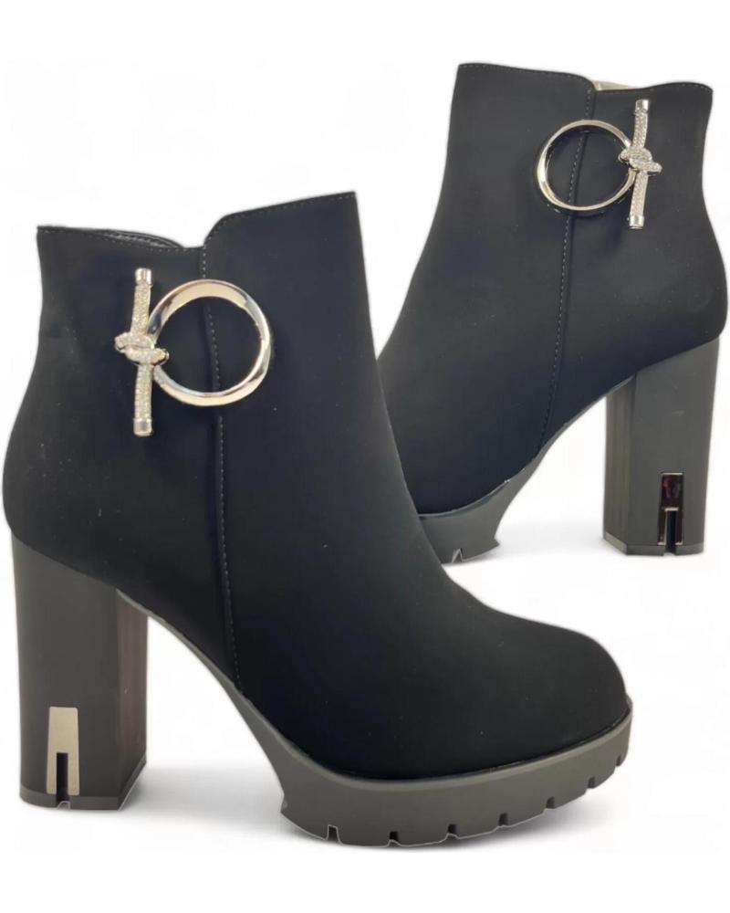 Botins De Mujer TIMBOS BOTIN TACON DE MUJER 129093 NEGRO