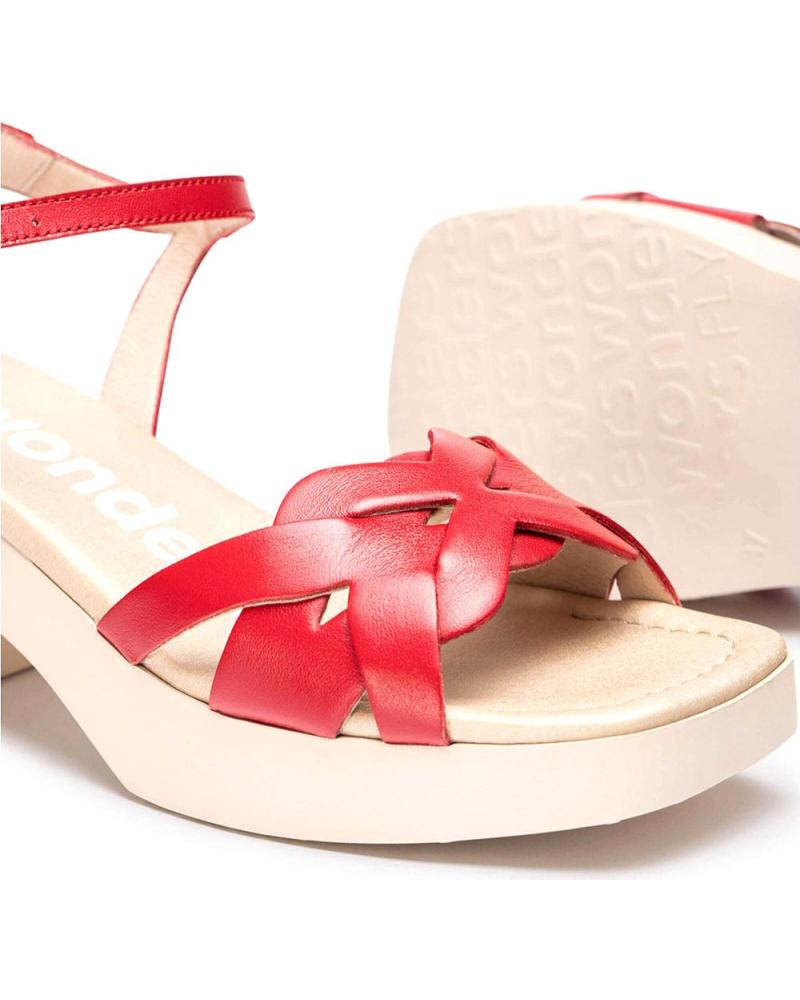 Sandalias De Mujer WONDERS SANDALIAS D-1011 CATALINA ROJO