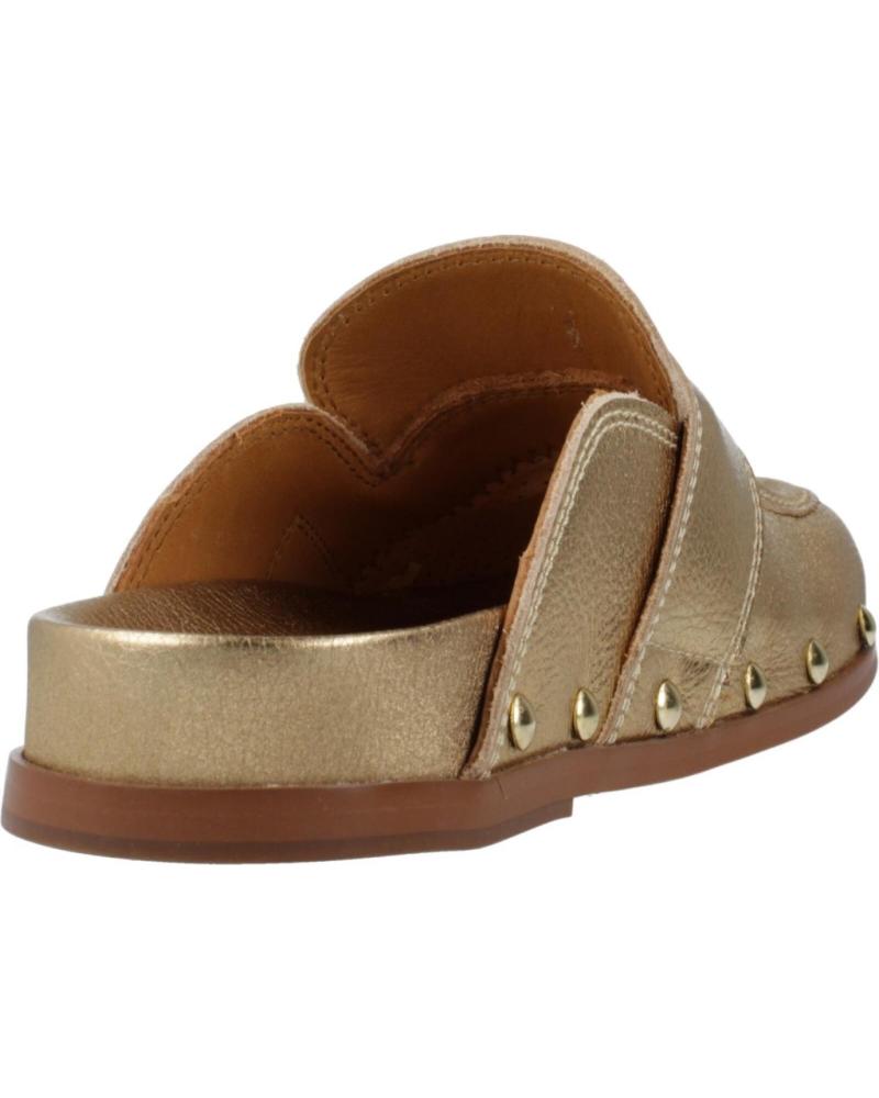 Clogs De Mujer ALPE ZUECOS MUJER MODELO 5058 COLOR ORO GOLD