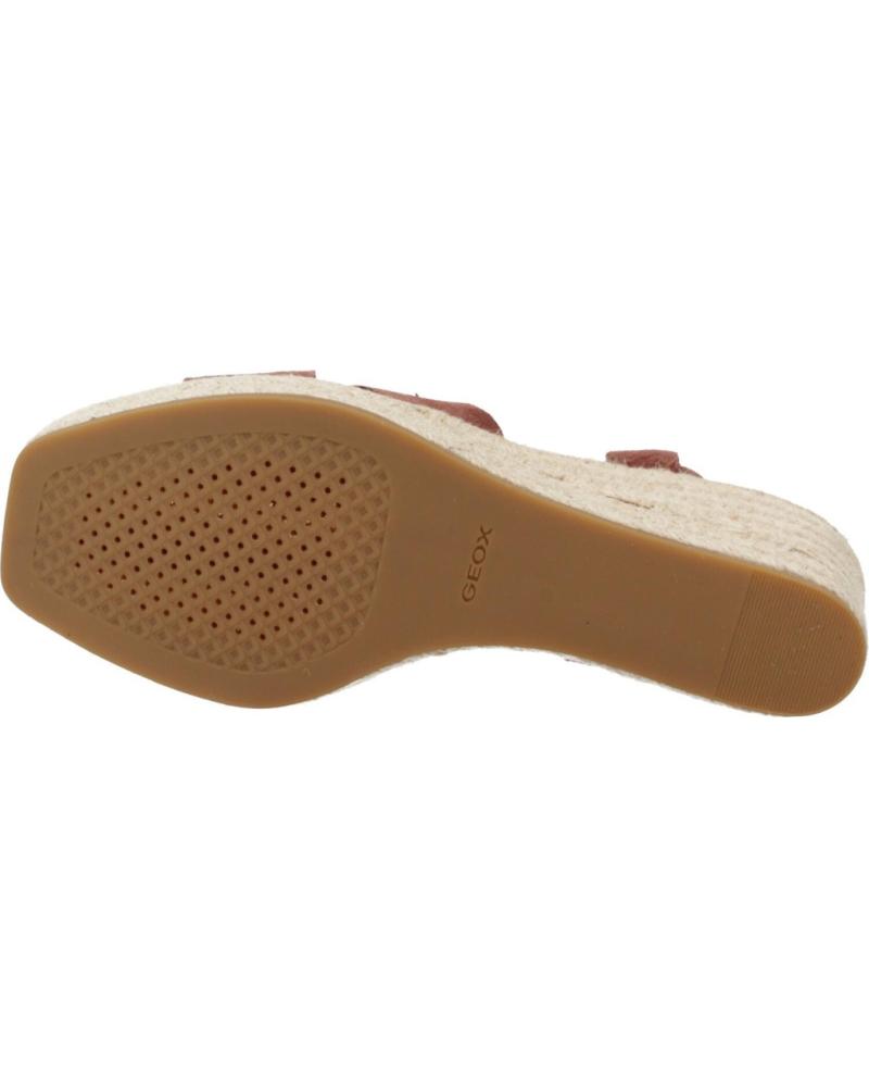 Sandalias De Mujer GEOX SANDALIAS MUJER MODELO D PANAREA COLOR BURDEOS ...