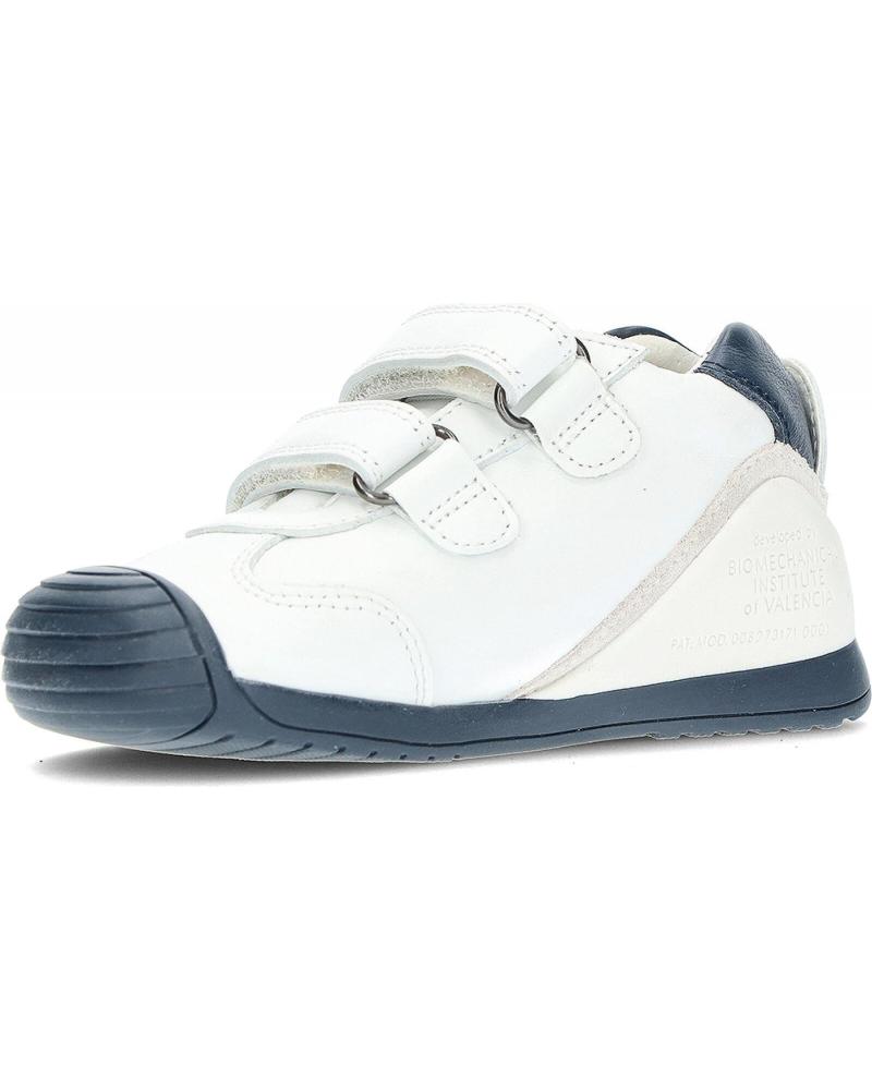 Zapatillas Deporte De Niño BIOMECANICS - DEPORTIVA BEBE VELCRO BLANCO AZUL