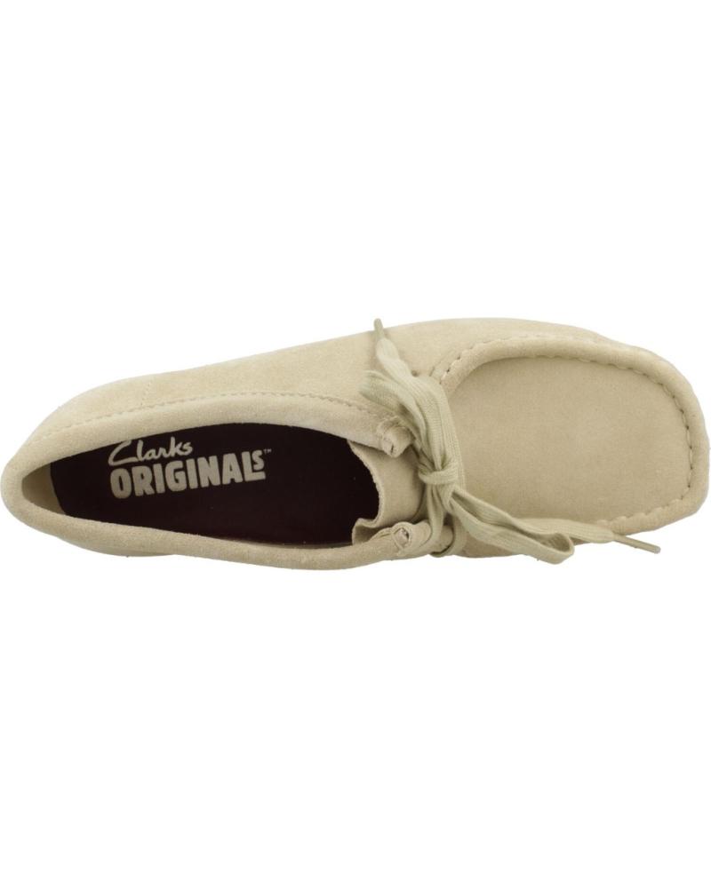 Inizio-CLARKS-ZAPATOS-CASUAL-MUJER-MODELO-WALLABEE-COLOR-BEIS-MAPLE-MAPLE