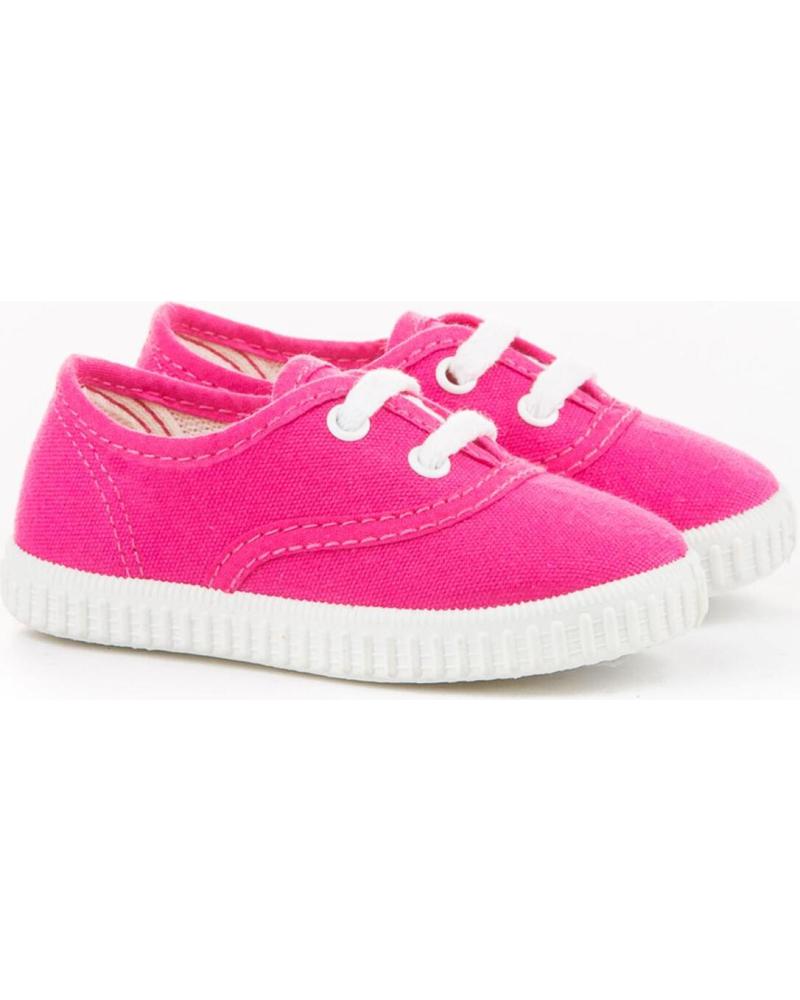 Zapatos De Niña ANGELITOS LONA TEXTIL 121 FUXIA