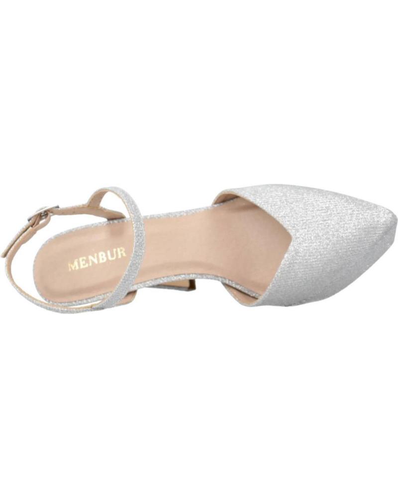 Sandals-De-Mujer-MENBUR-SALON-FORMA-DESTALONADO-PLATA