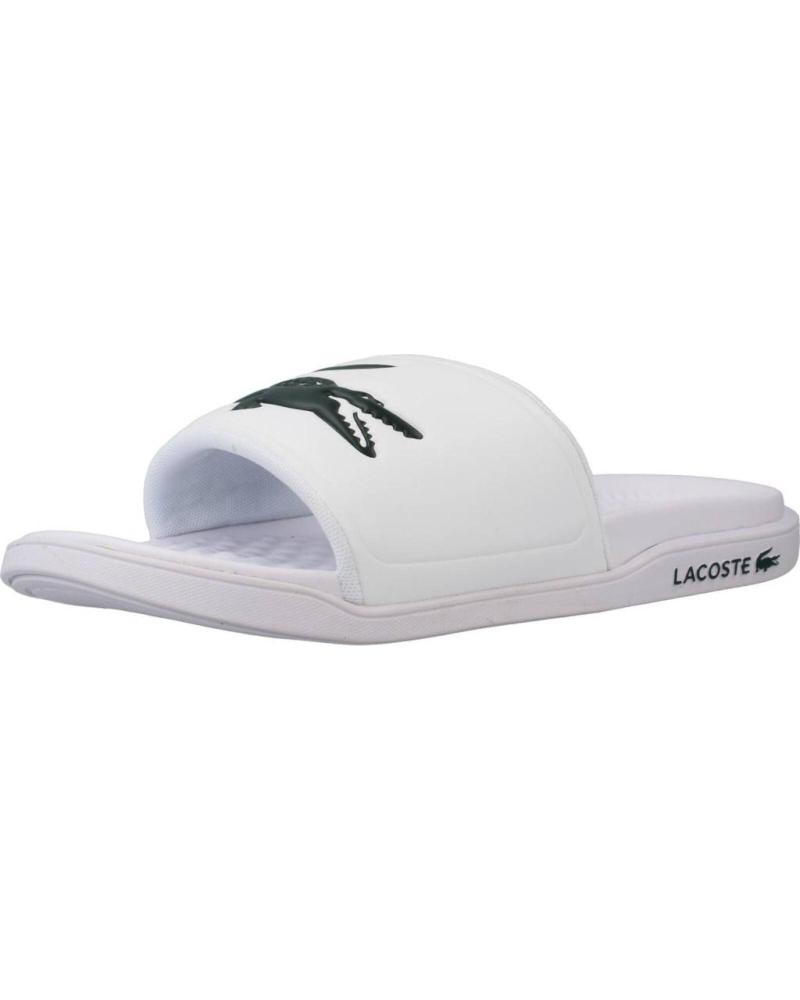 Infradito De Hombre LACOSTE CROCO DUALISTE 0922 1 CMA BLANCO