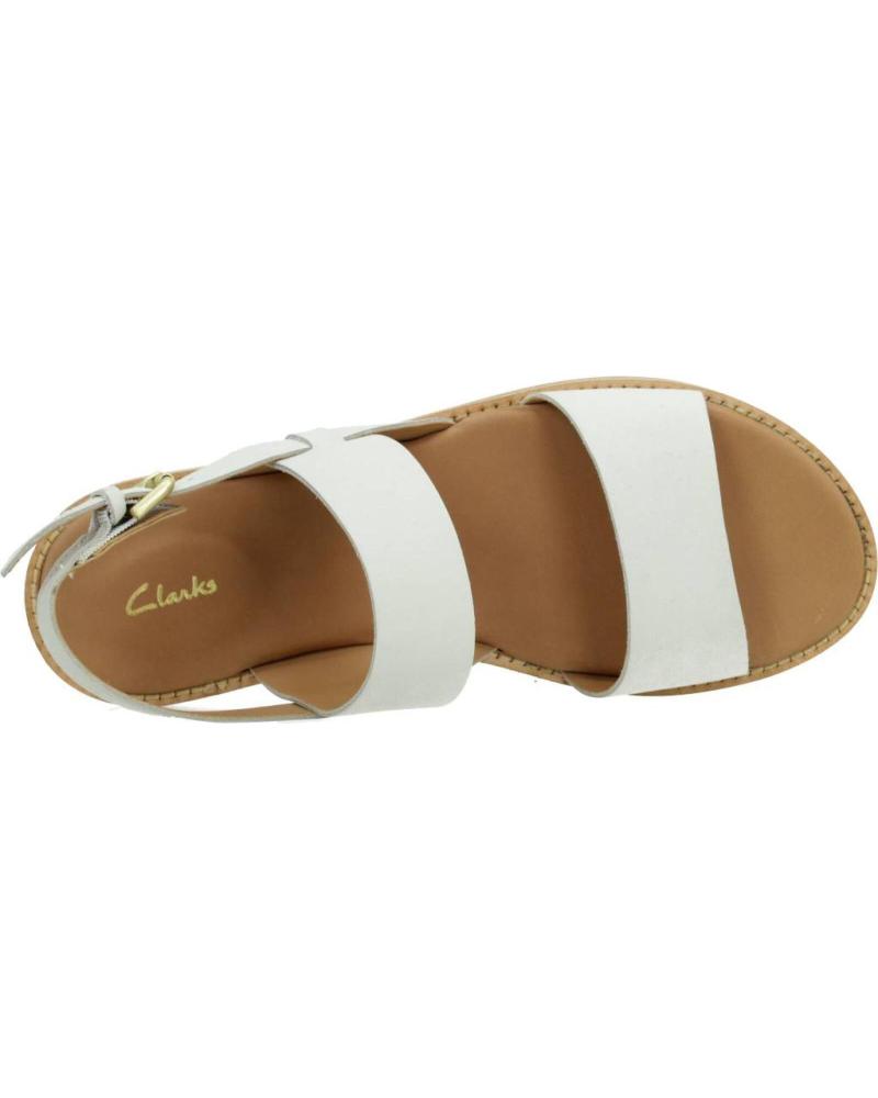 Sandalias De Mujer CLARKS KARSEA STRAP BLANCO