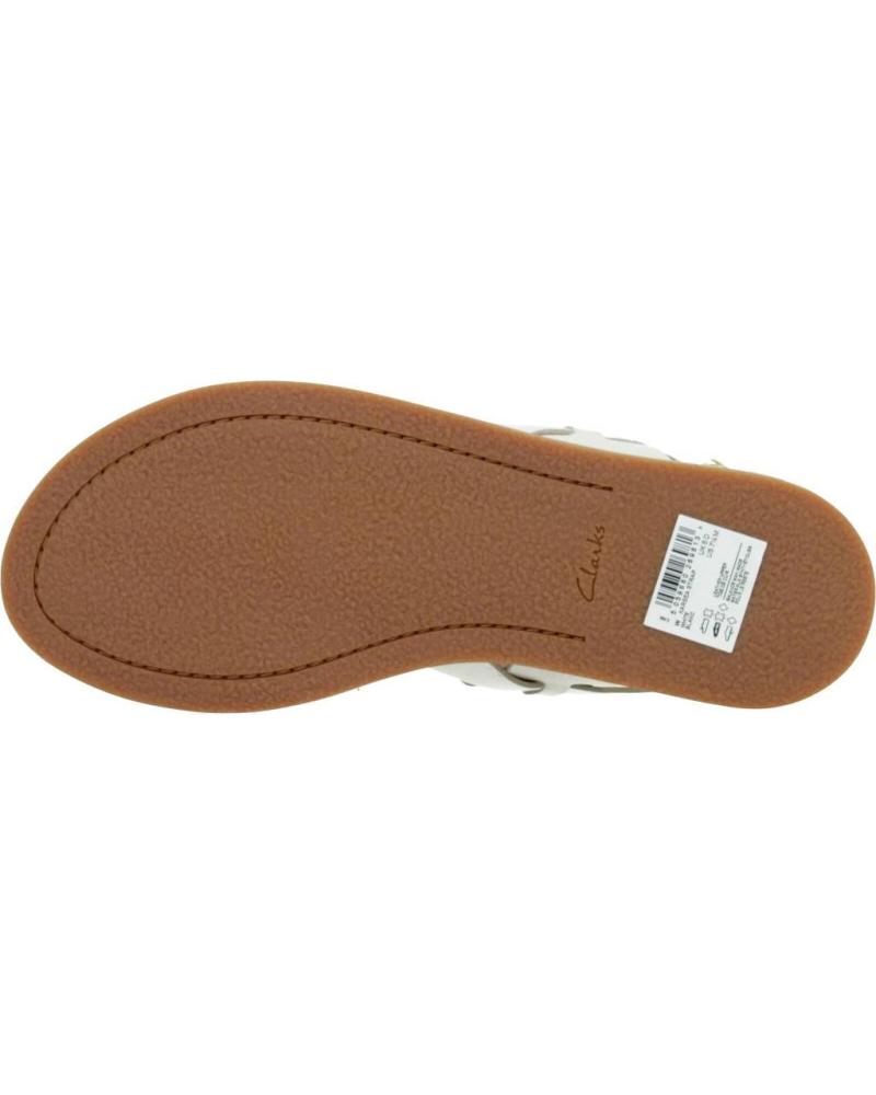 Sandalias De Mujer CLARKS KARSEA STRAP BLANCO