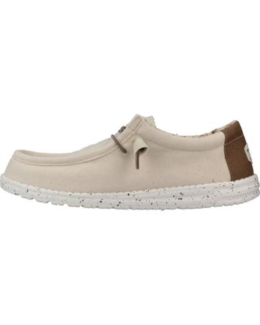 Zapatos De Hombre HEY DUDE WALLY STRETCH CANVAS BEIS