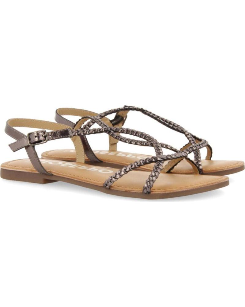 Sandalias De Mujer GIOSEPPO SANDALIA PLANA NIOAQUE 69112 GRIS PLOMO
