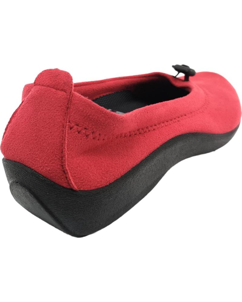 Ballerines-De-Mujer-ARCOPEDICO-L-1-LICRA-ROJA-ROJO
