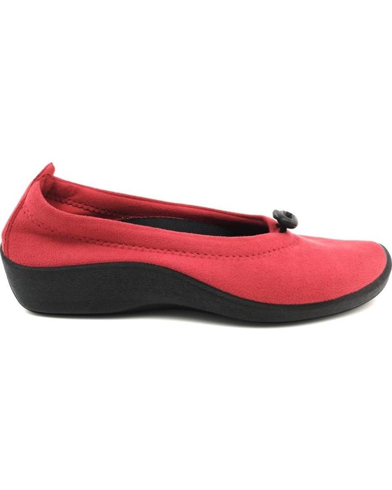 Ballerines-De-Mujer-ARCOPEDICO-L-1-LICRA-ROJA-ROJO